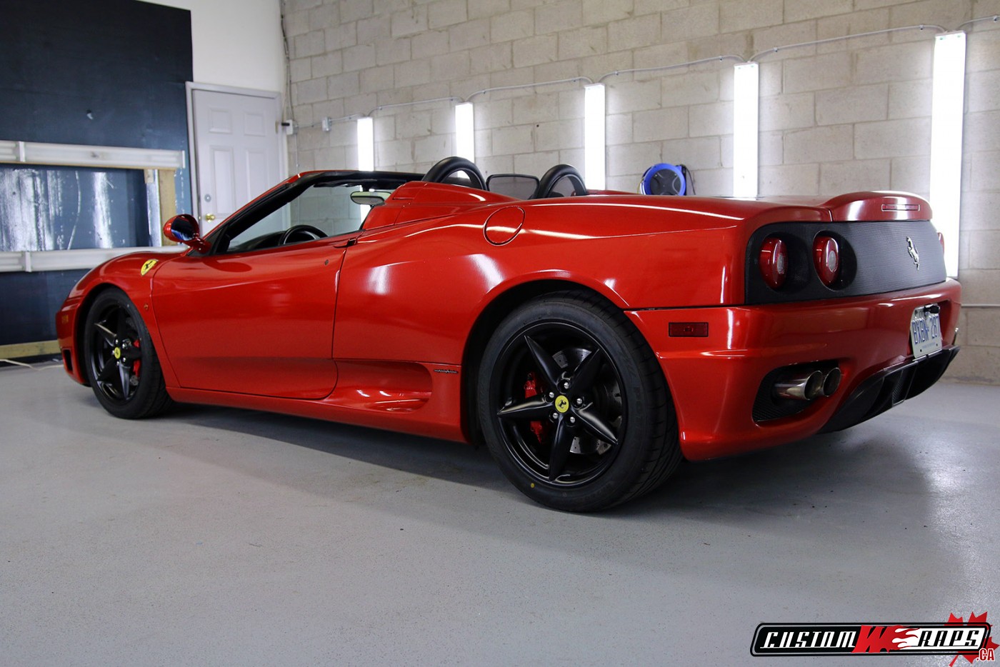 Ferrari 360 Dragon Fire Red - CUSTOMWRAPS.CA