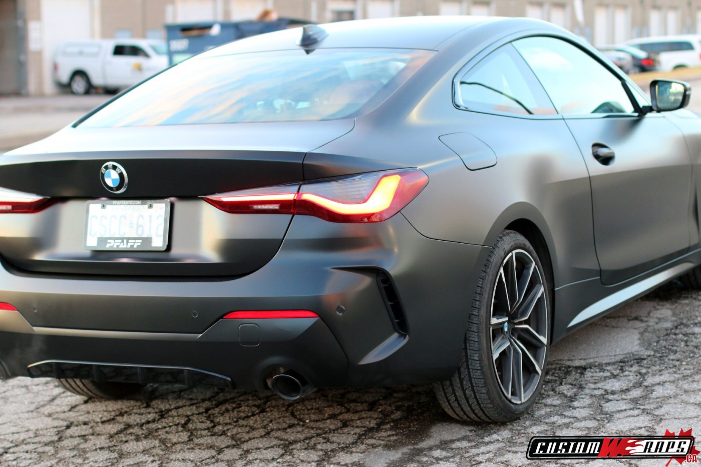 BMW 430 Satin Black - CUSTOMWRAPS.CA