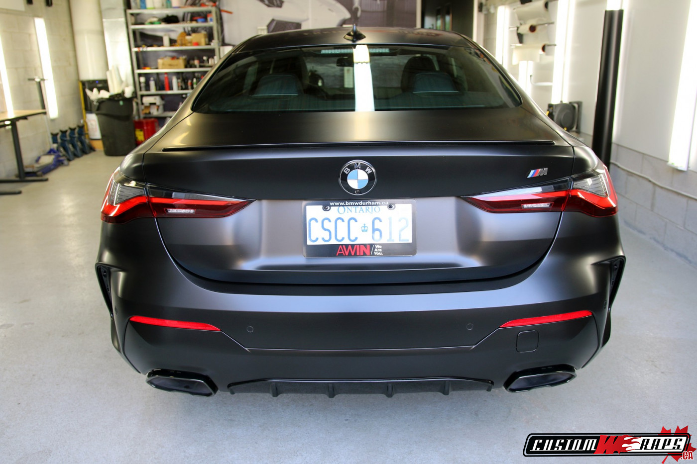 BMW M440 Satin Black - CUSTOMWRAPS.CA