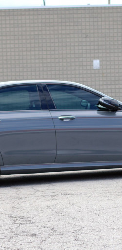 Mercedes E53 AMG Gloss Dark Gray - CUSTOMWRAPS.CA