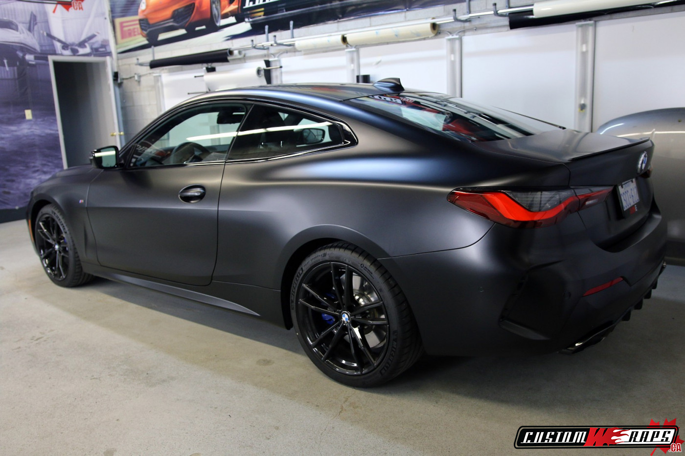 BMW M440 Satin Black - CUSTOMWRAPS.CA