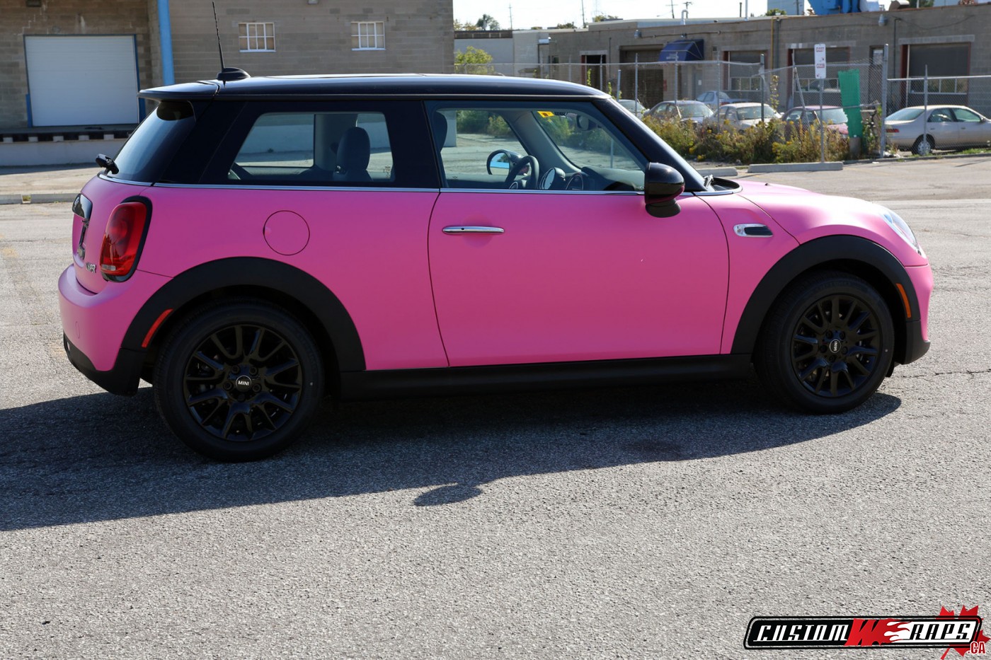 Mini Cooper Matte Pink - CUSTOMWRAPS.CA