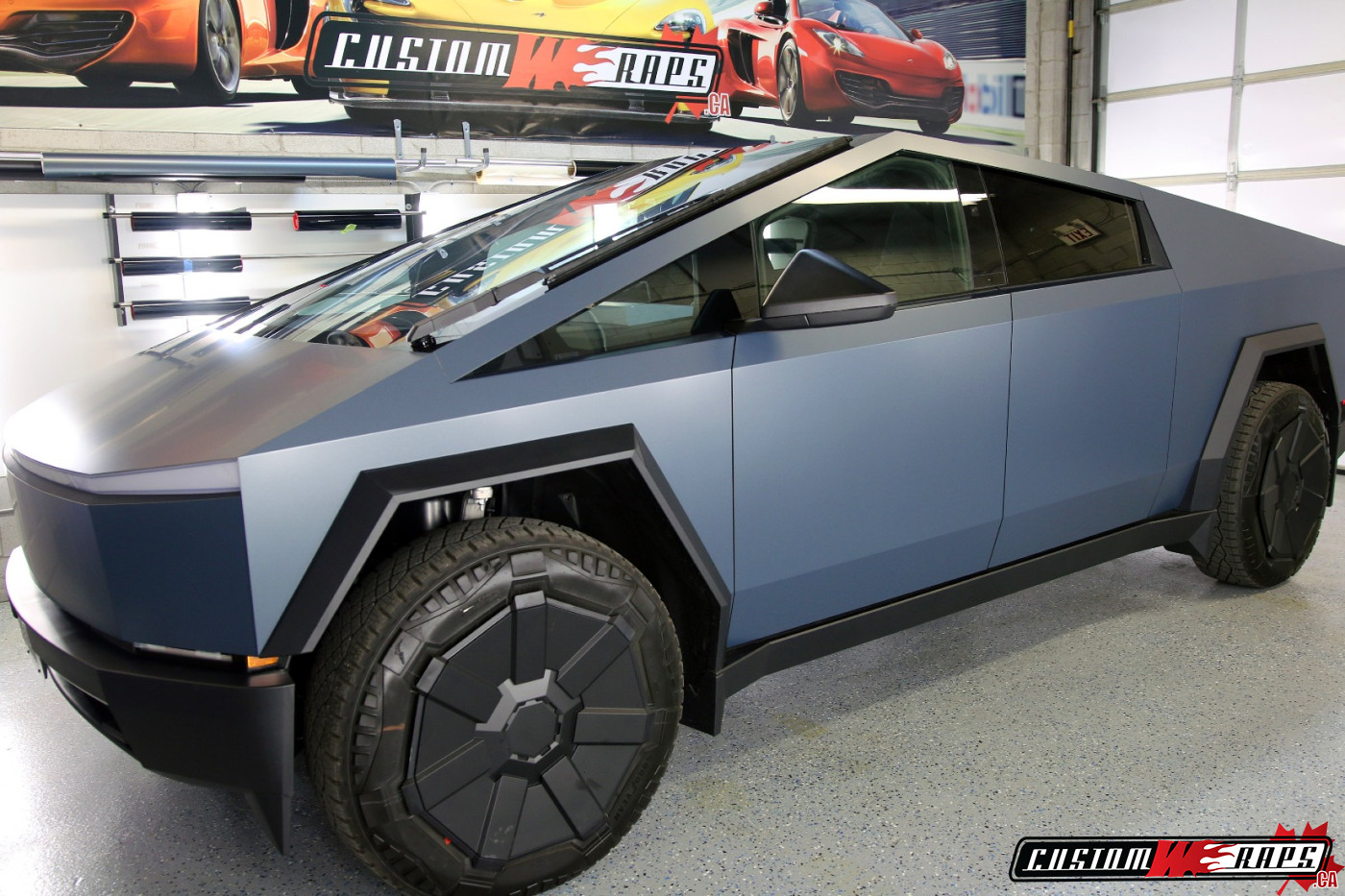Tesla Cybertruck Satin Thundercloud - CUSTOMWRAPS.CA